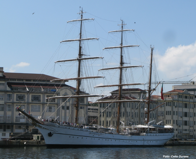 Navios Históricos - NRP Sagres - Portugal - Naufragios do Brasil